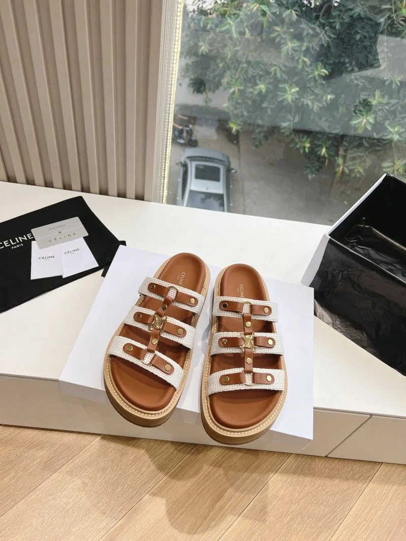 Brand-authenticated Celine Sandals