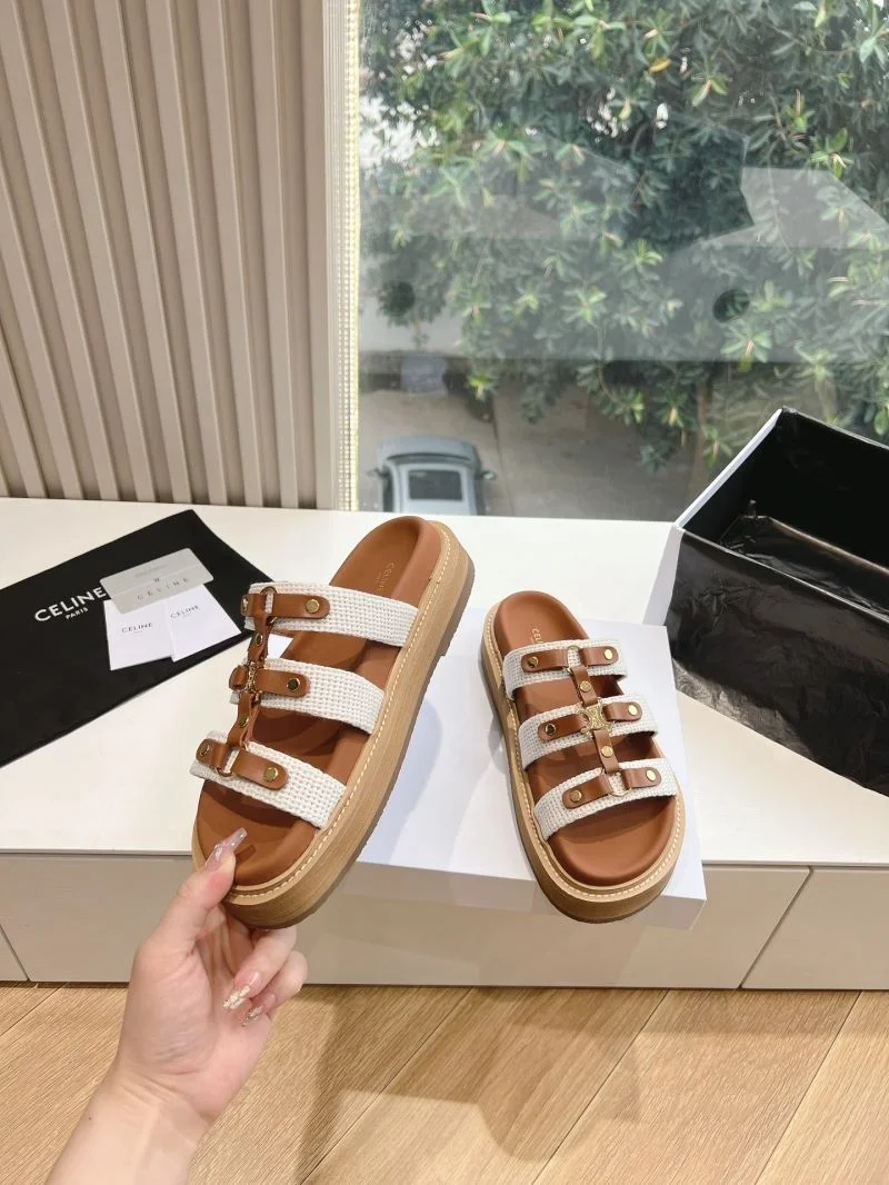 Brand-authenticated Celine Sandals