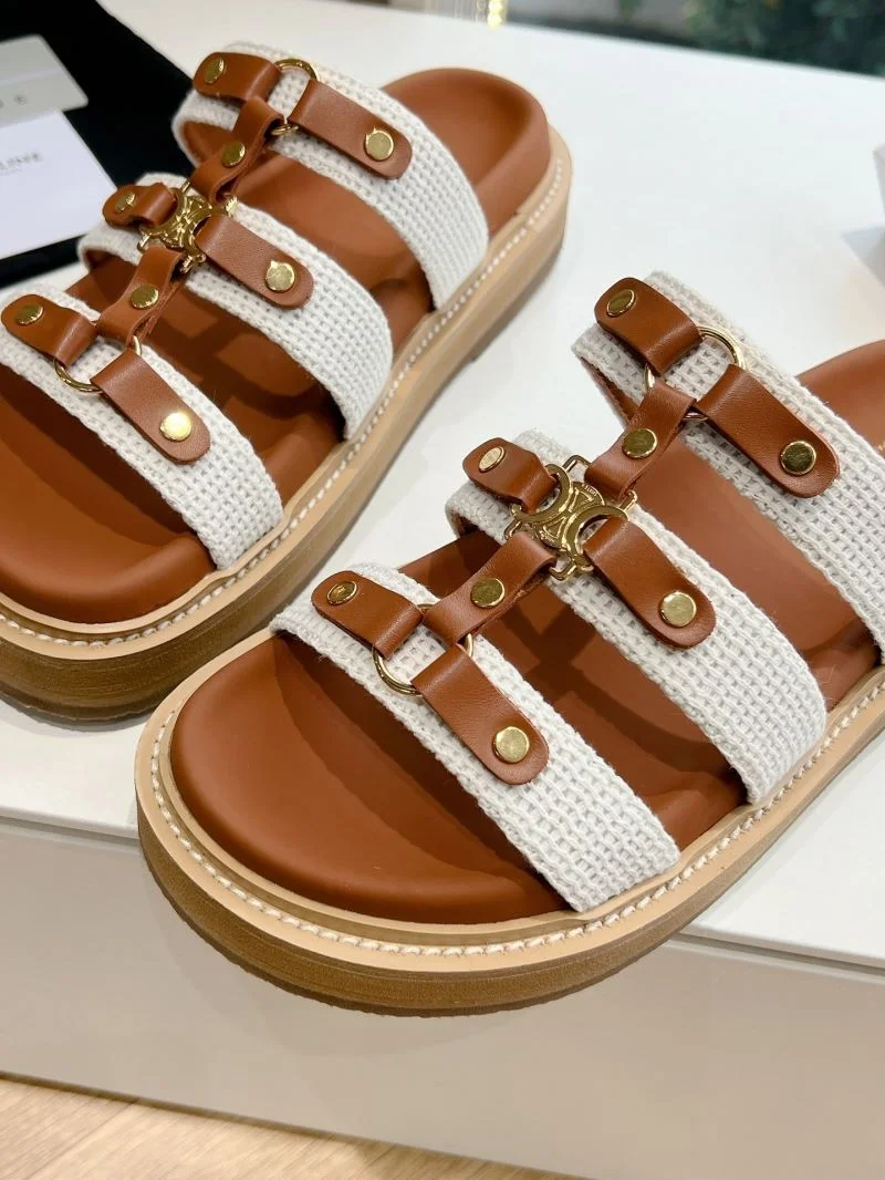 Brand-authenticated Celine Sandals