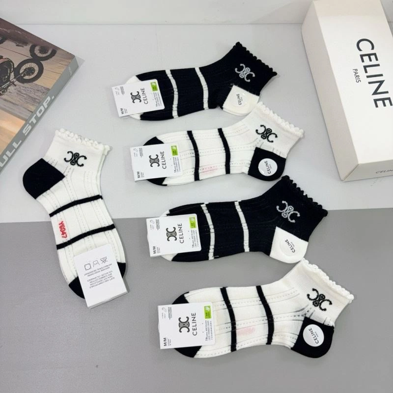 Mirror quality Celine Socks