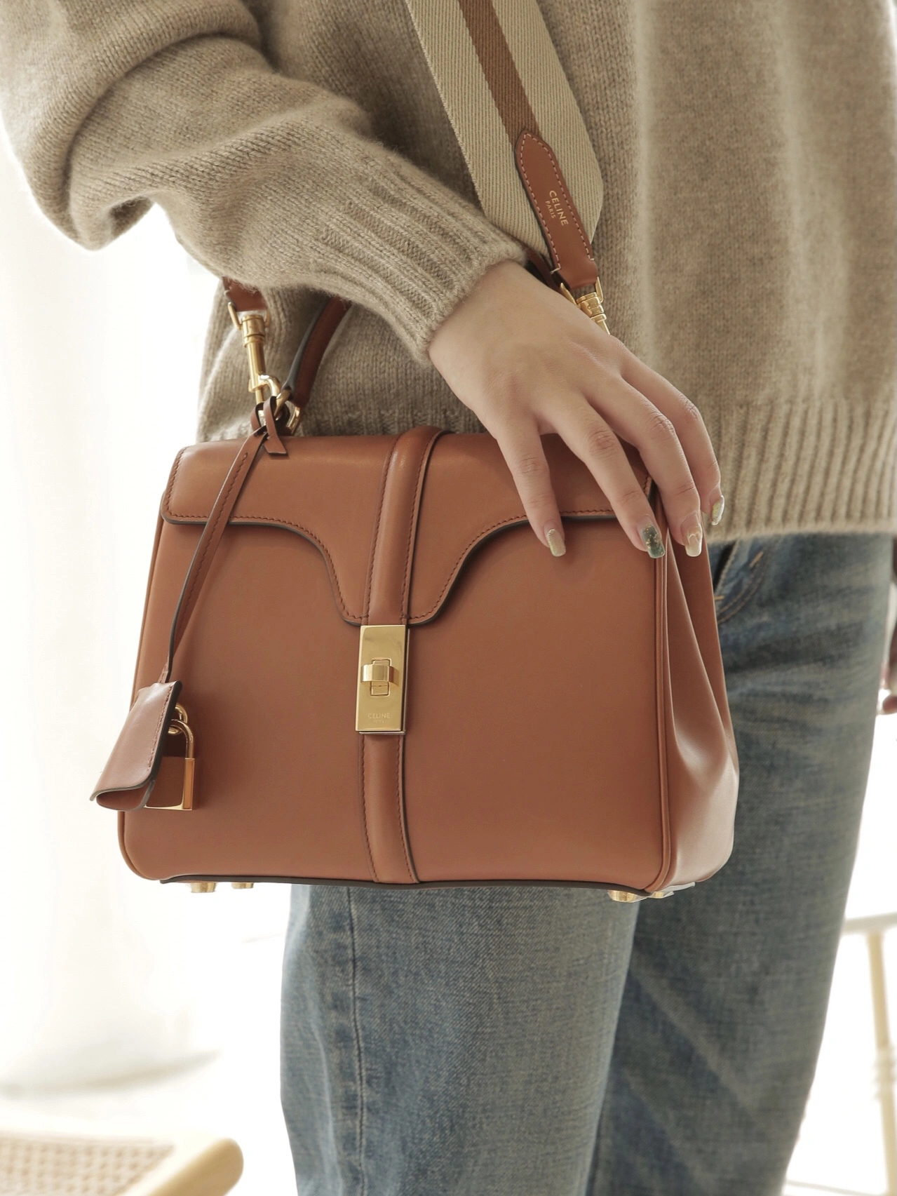 Brand-authenticated Celine Top Handle Bags