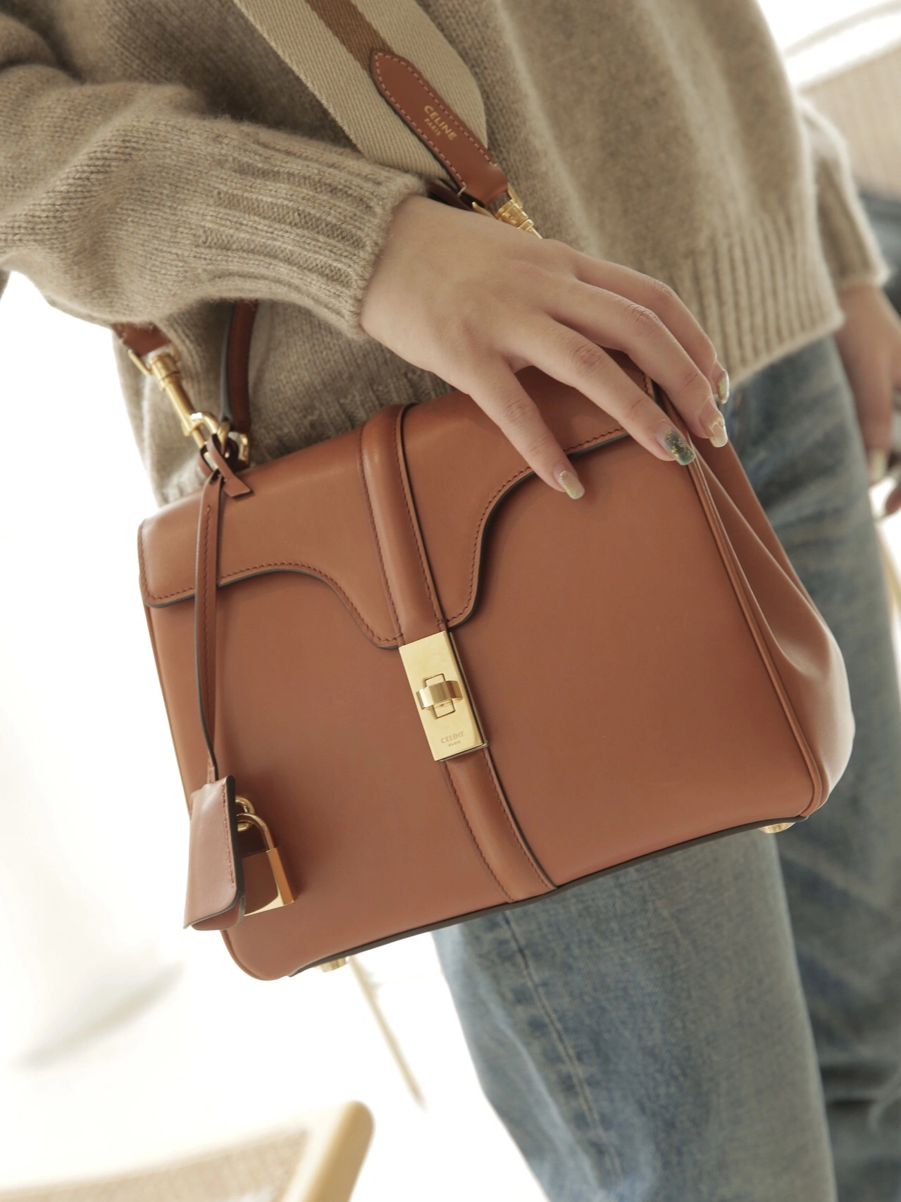 Brand-authenticated Celine Top Handle Bags