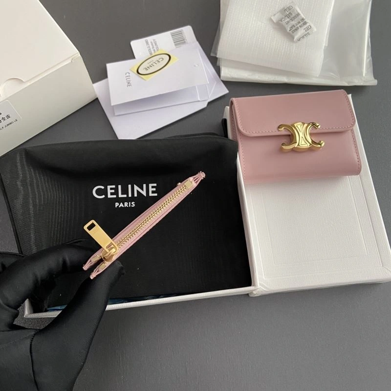 Brand-authenticated Celine Wallets Purse