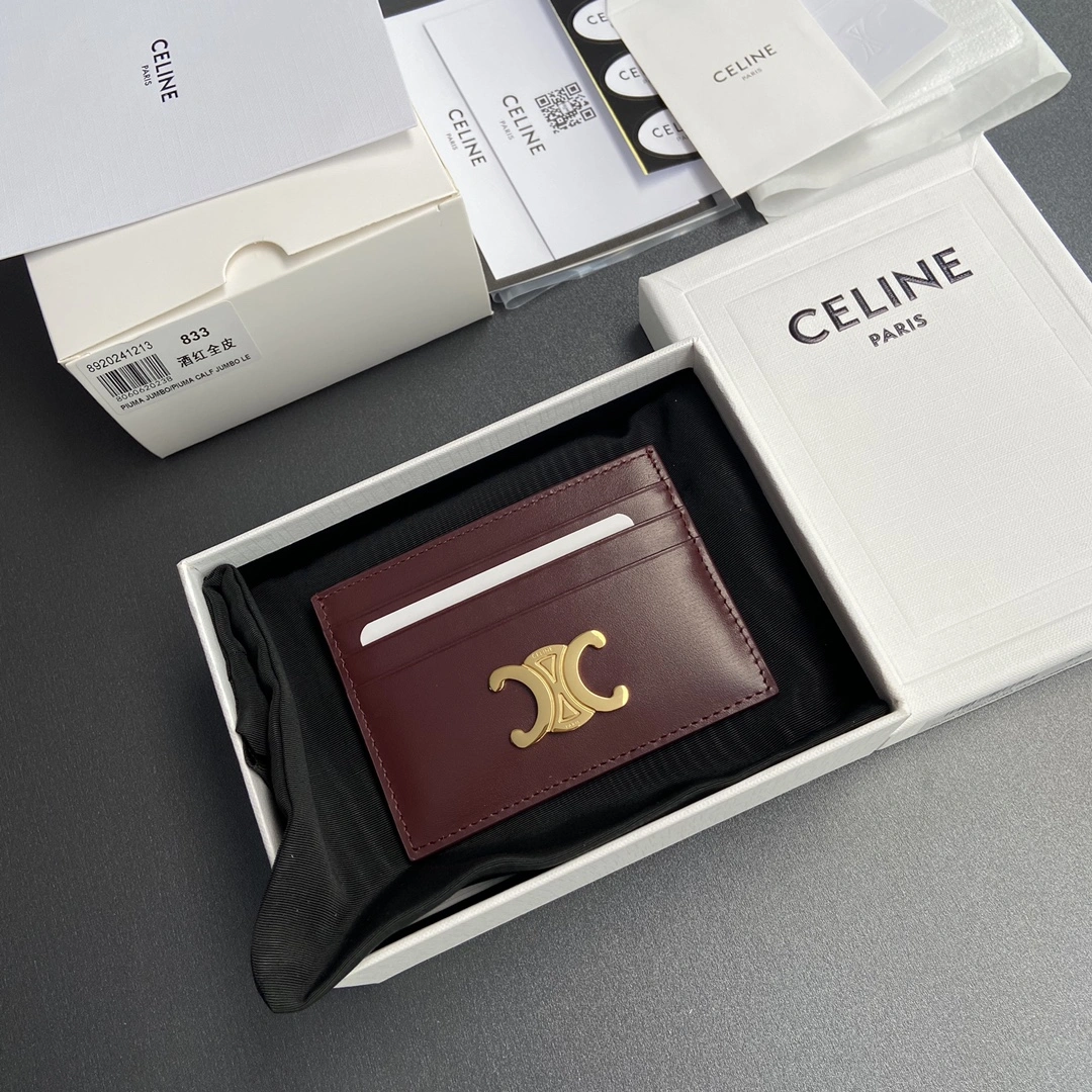Brand-authenticated Celine Wallets Purse