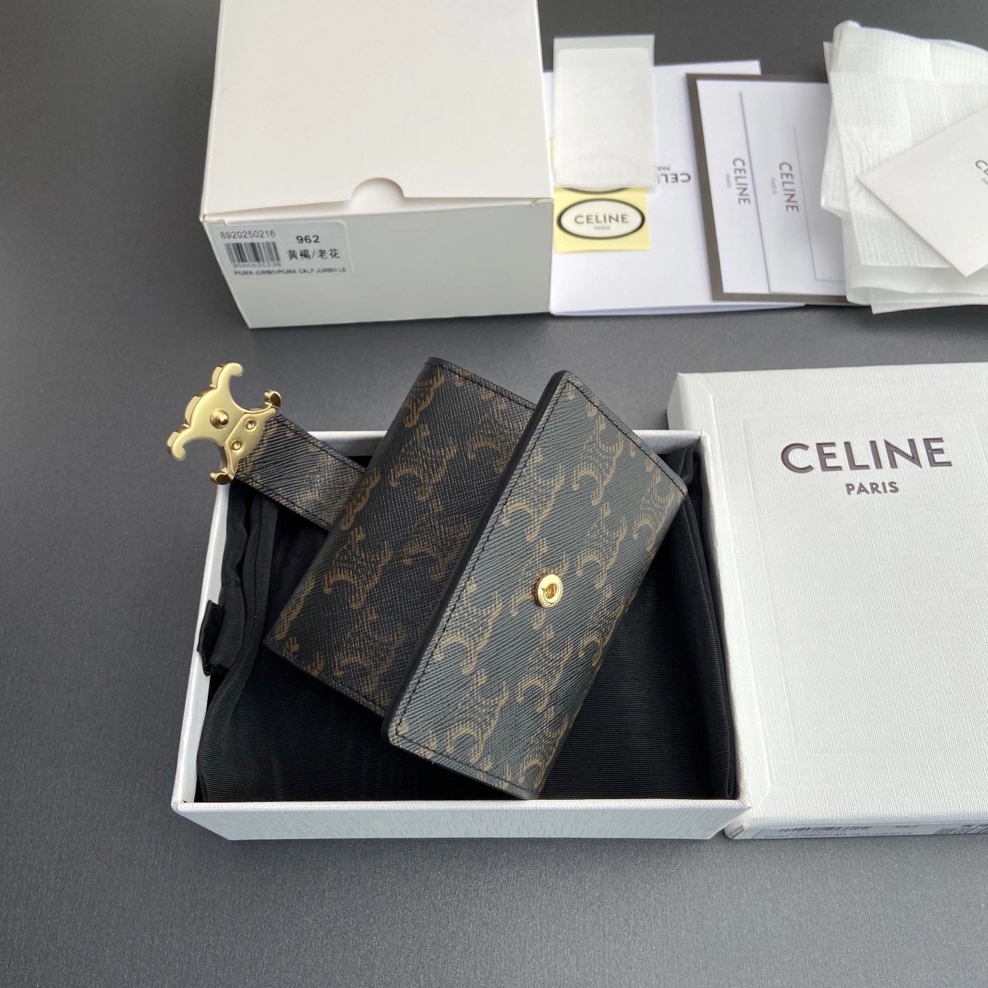 Brand-authenticated Celine Wallets Purse