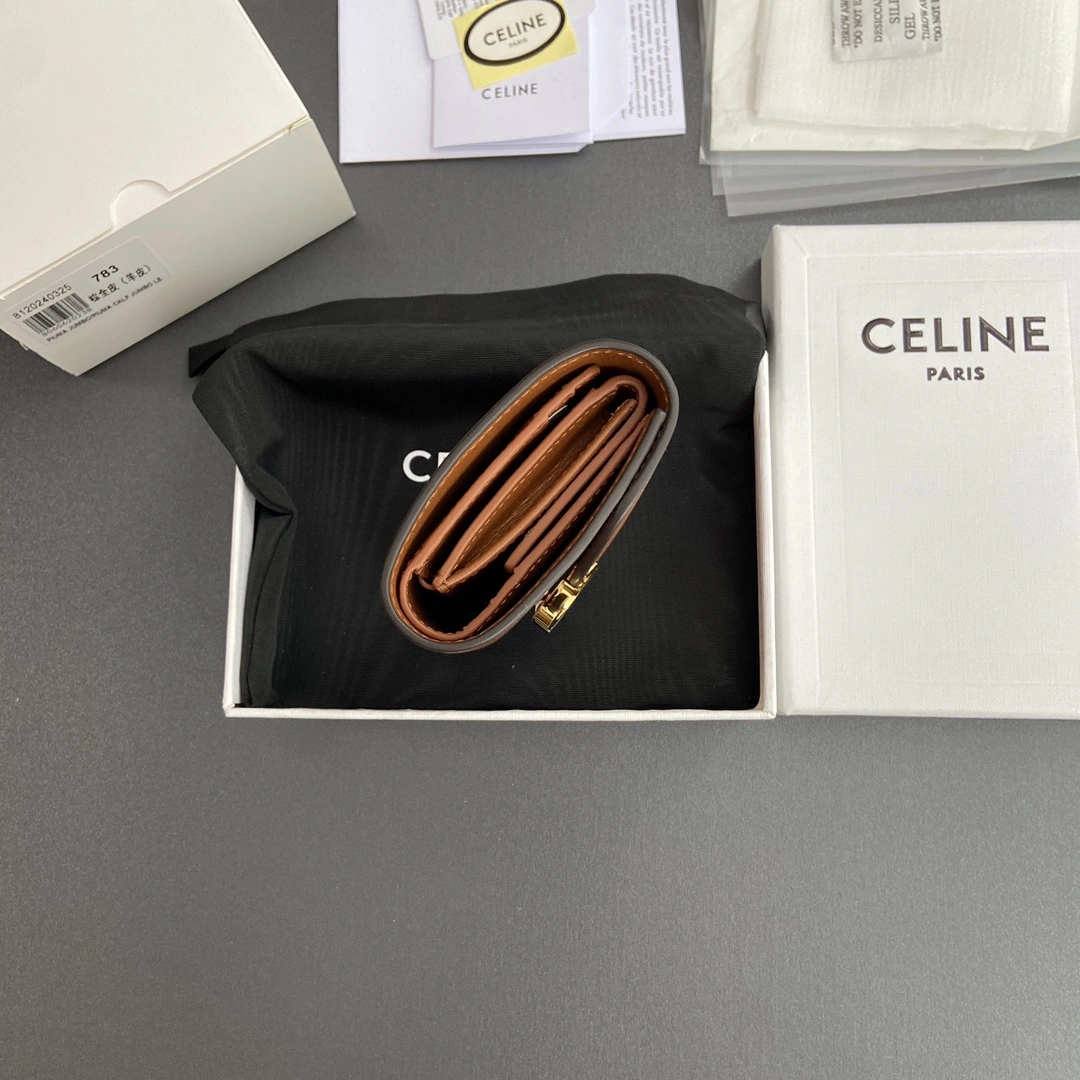 Brand-authenticated Celine Wallets Purse