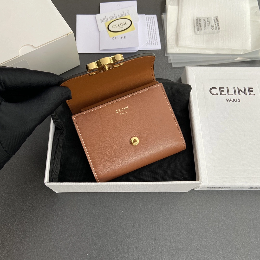 Brand-authenticated Celine Wallets Purse