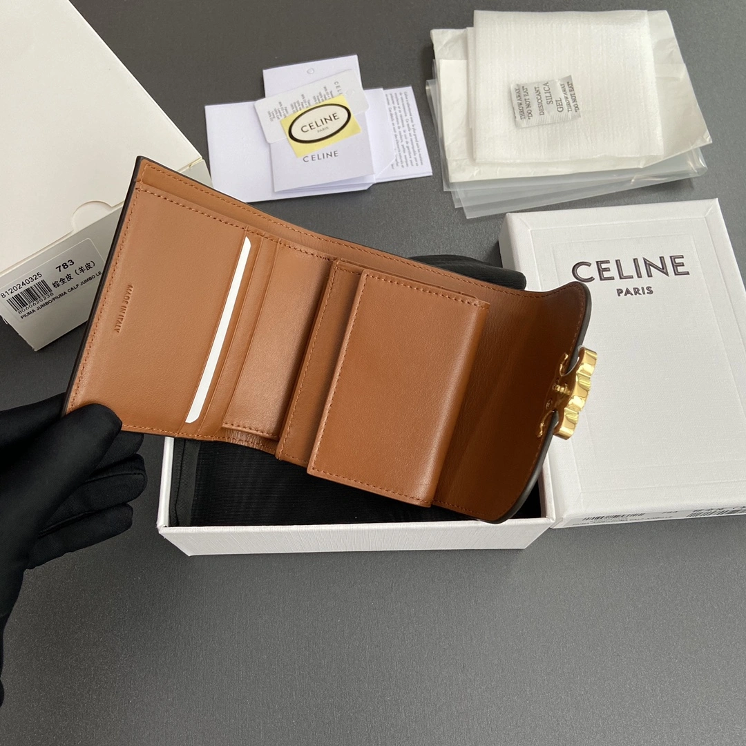 Brand-authenticated Celine Wallets Purse