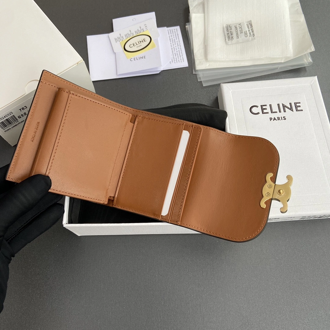 Brand-authenticated Celine Wallets Purse
