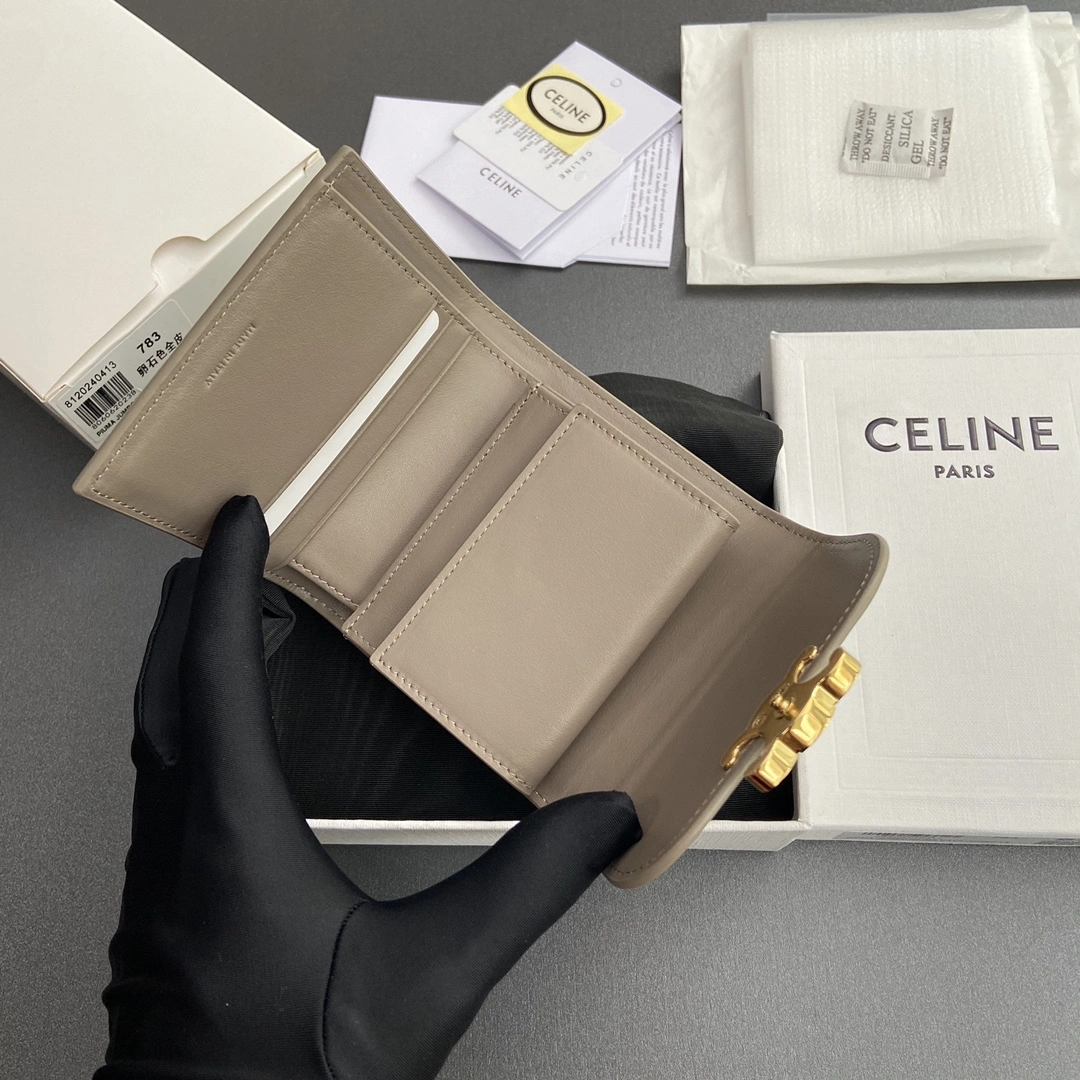 Brand-authenticated Celine Wallets Purse