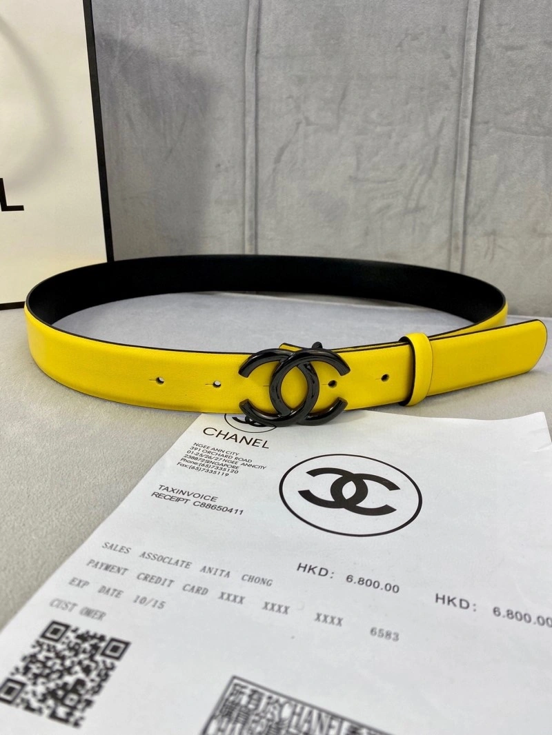 Authentic Chanel Belts