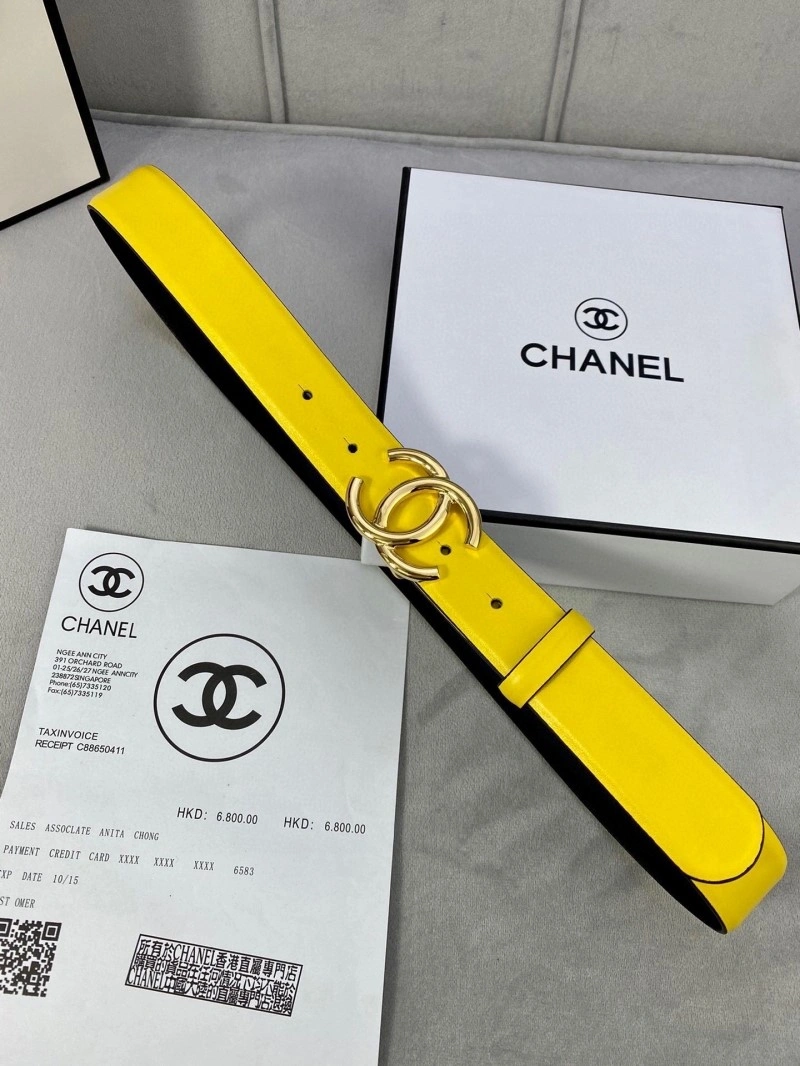 Authentic Chanel Belts
