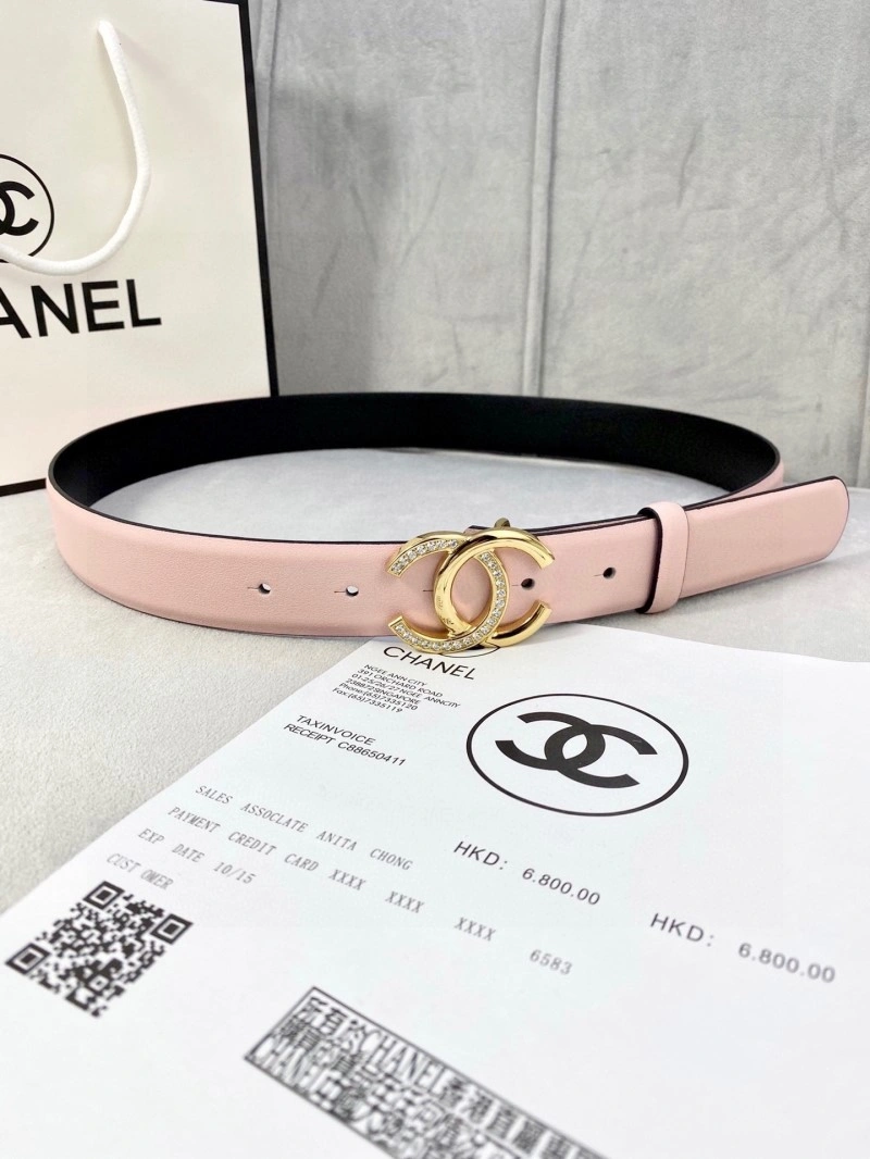 Brand-authenticated Chanel Belts