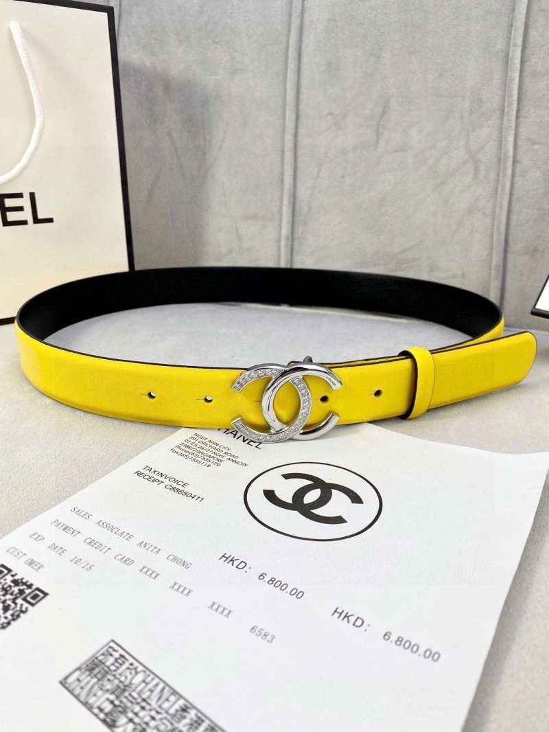 Real Chanel Belts