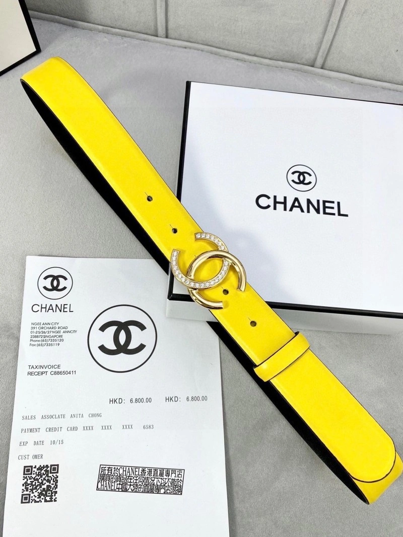 Real Chanel Belts