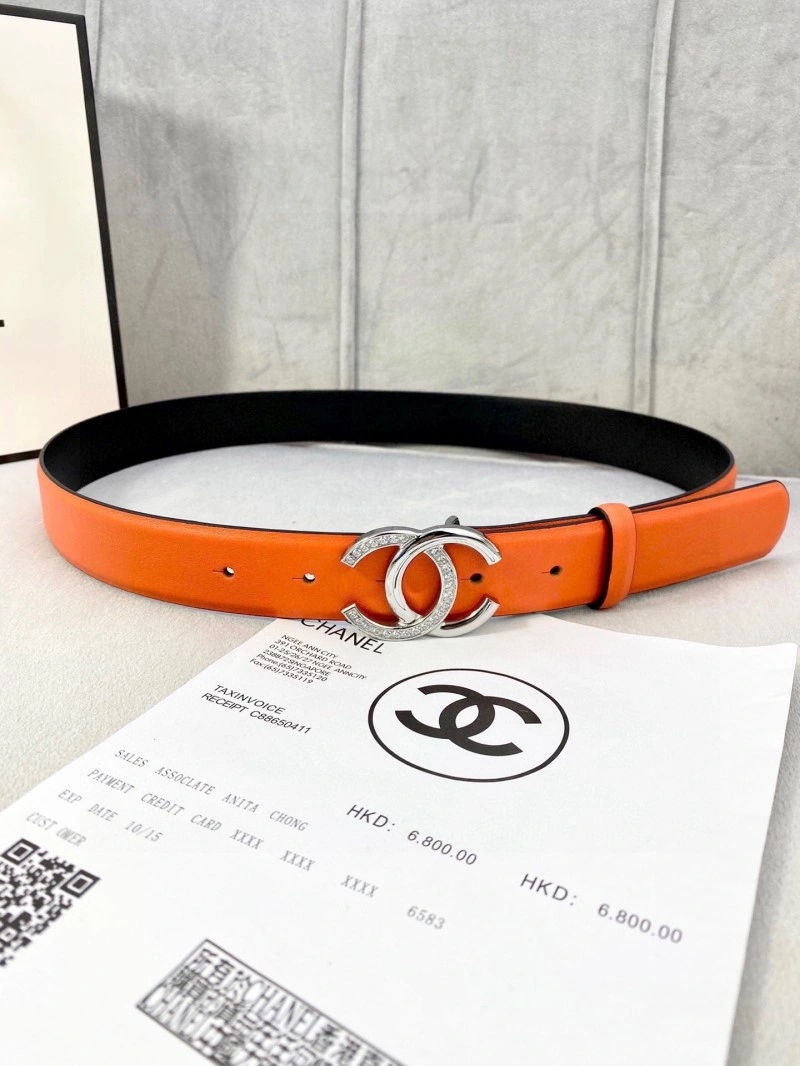 Brand-authenticated Chanel Belts