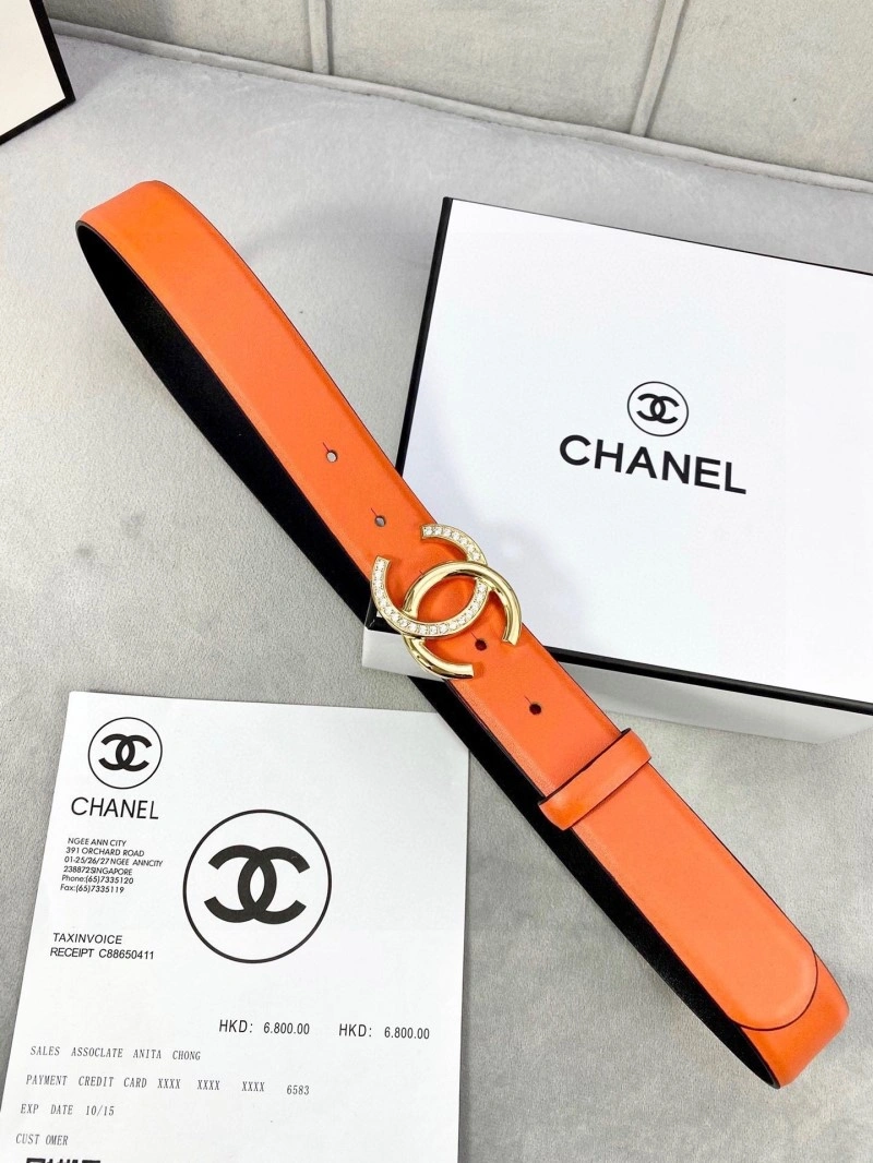Brand-authenticated Chanel Belts