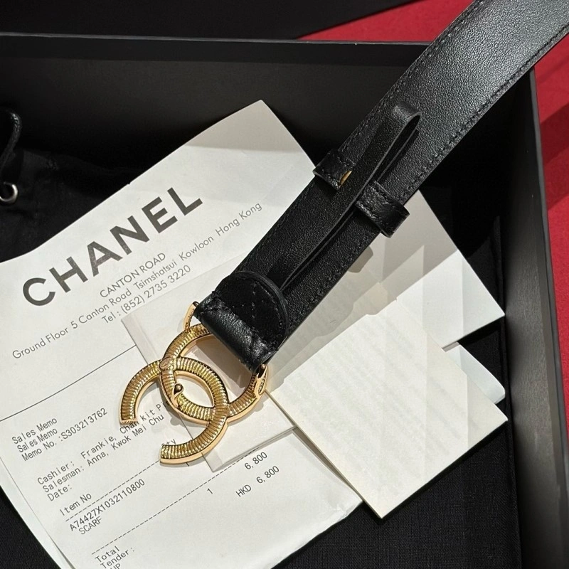 Factory-made Chanel Belts