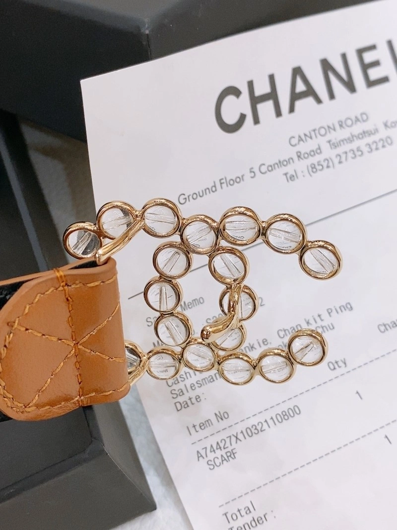 Low-cost Chanel Belts