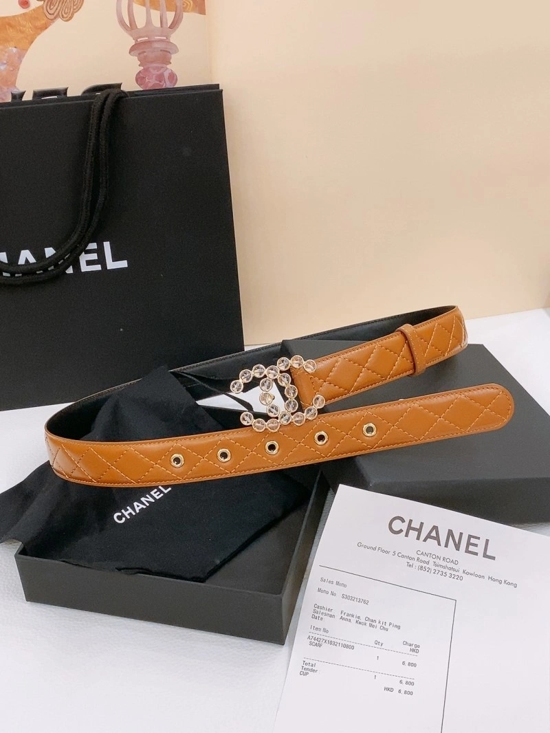 Low-cost Chanel Belts