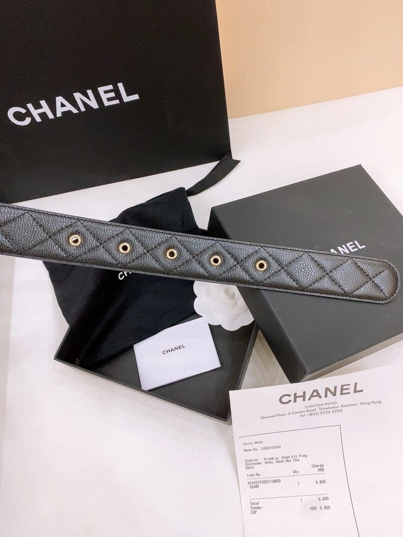 Authentic Chanel Belts