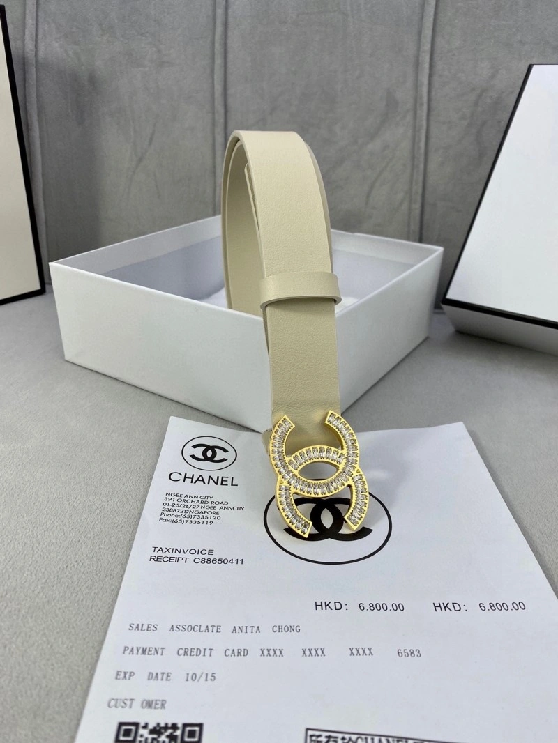 Authentic Chanel Belts