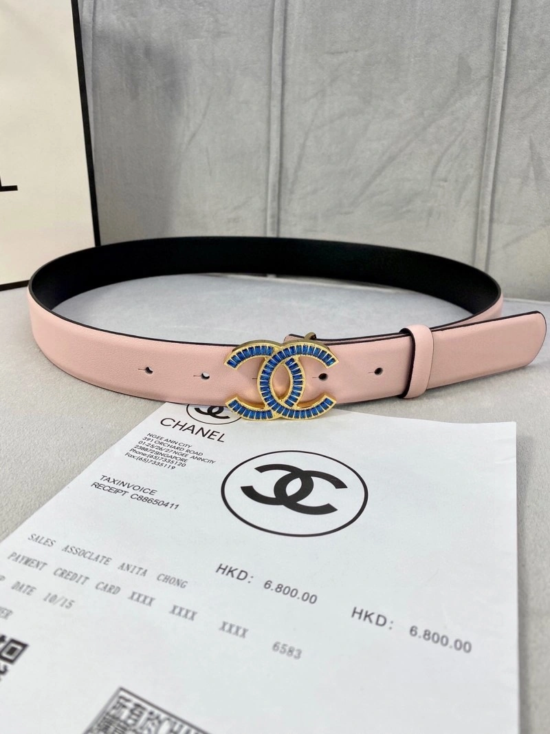 Brand-authenticated Chanel Belts