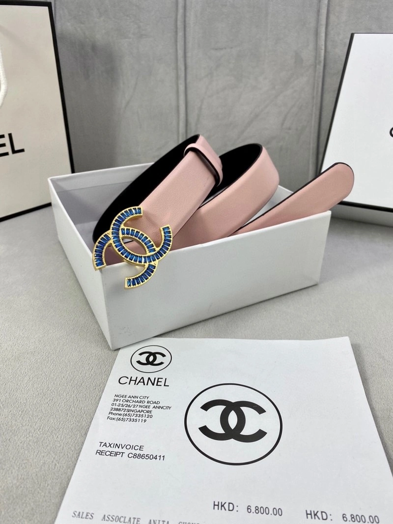 Brand-authenticated Chanel Belts