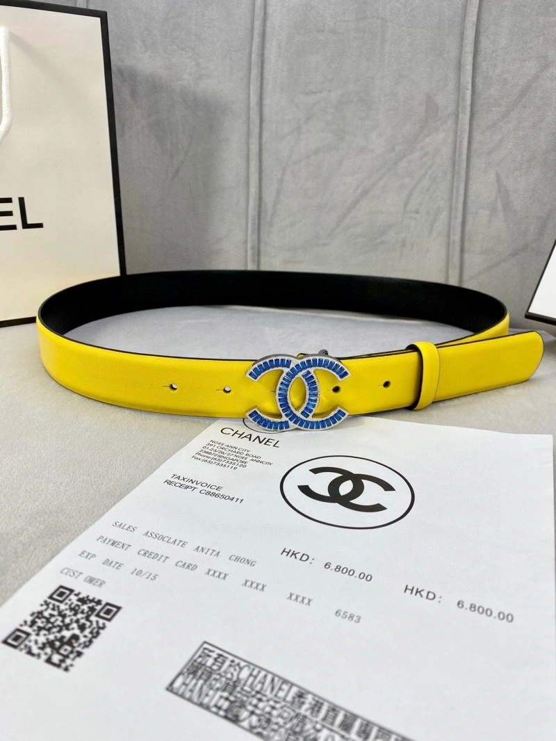 Real Chanel Belts