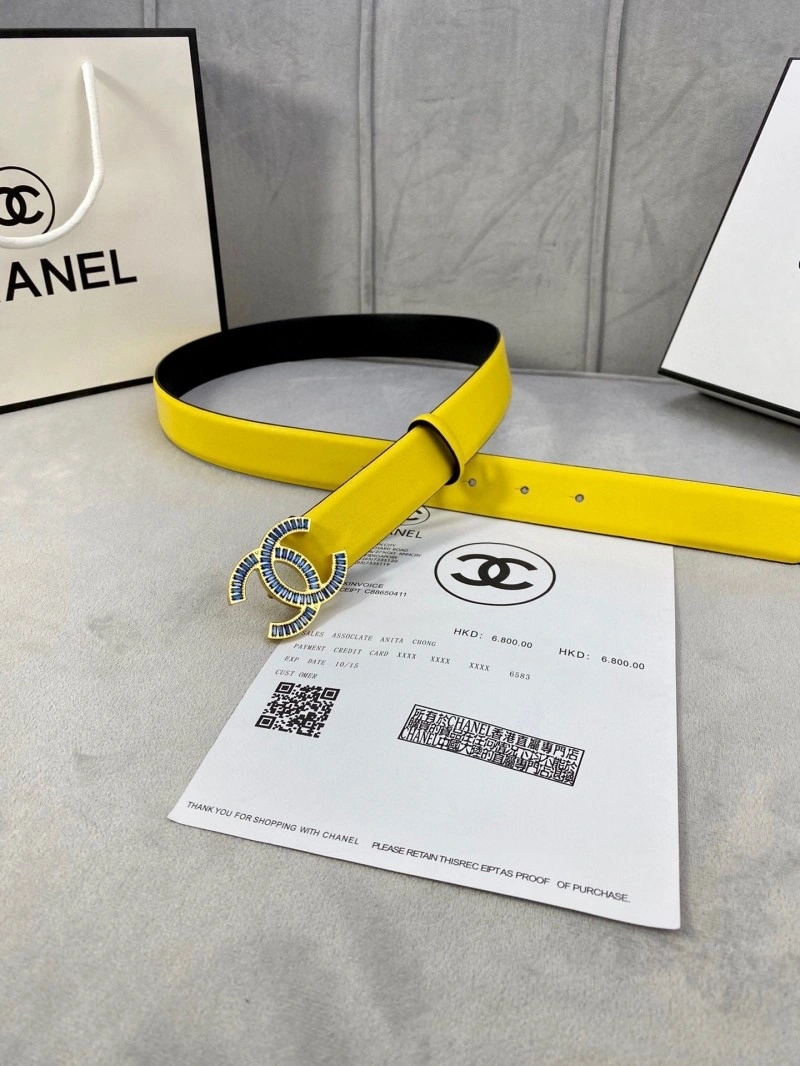 Real Chanel Belts