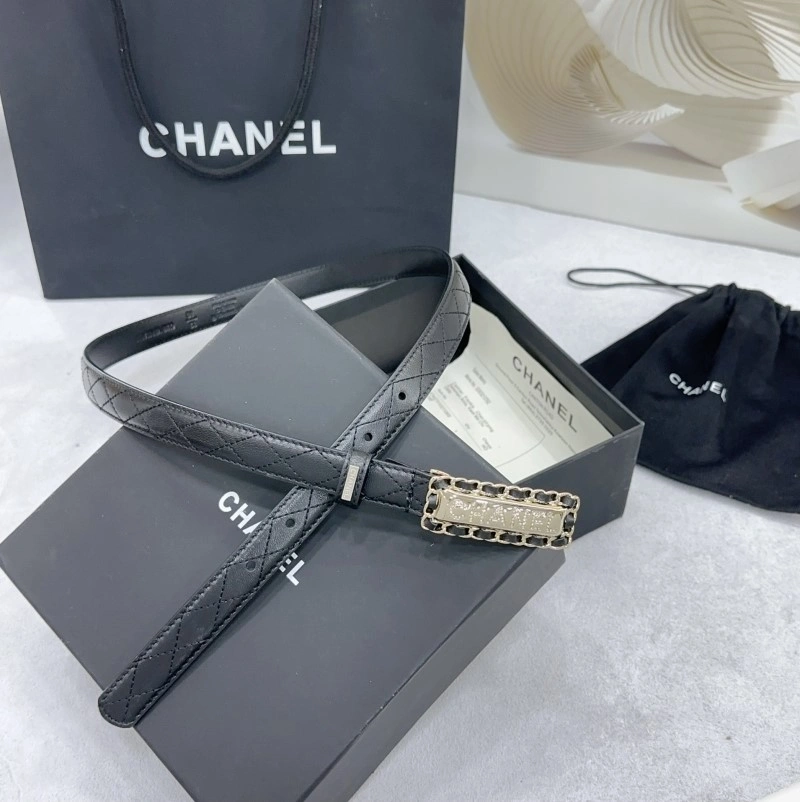 Brand-authenticated Chanel Belts