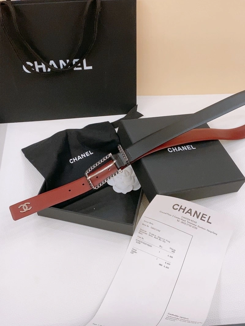 Authentic Chanel Belts