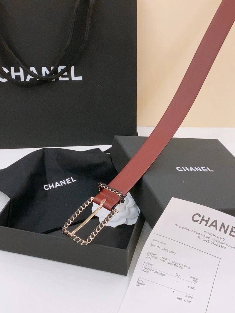 Real Chanel Belts