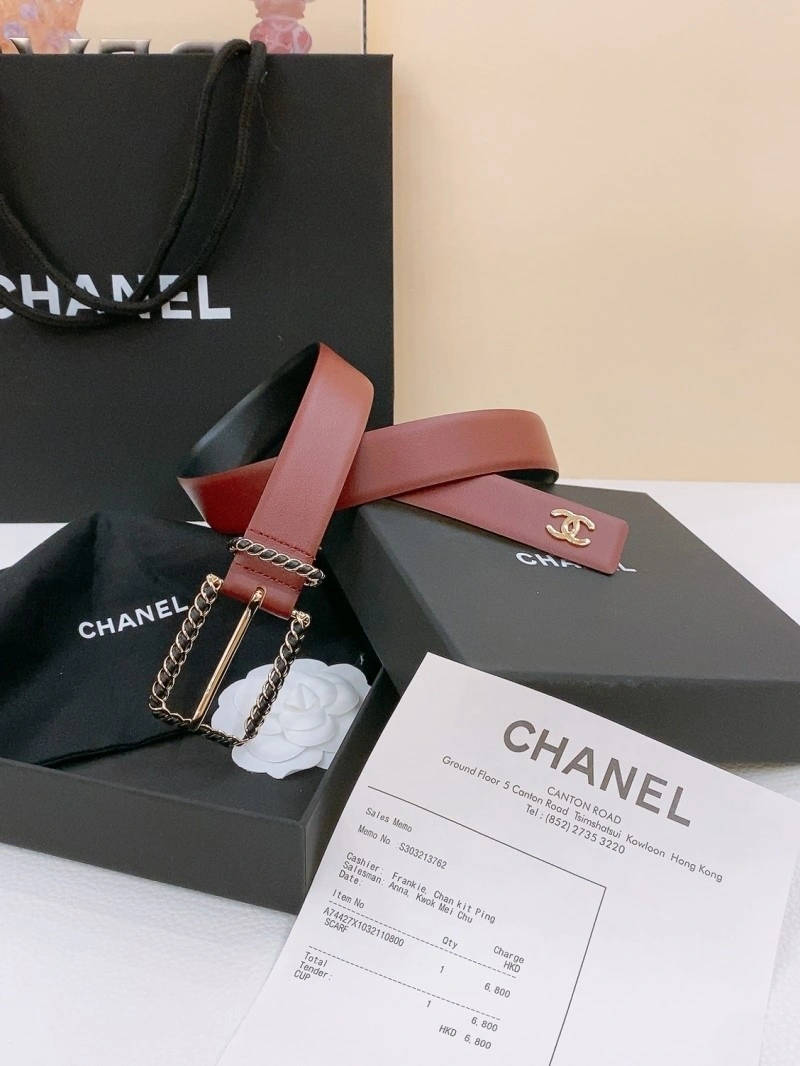 Real Chanel Belts