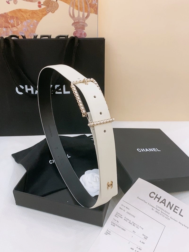 Brand-authenticated Chanel Belts