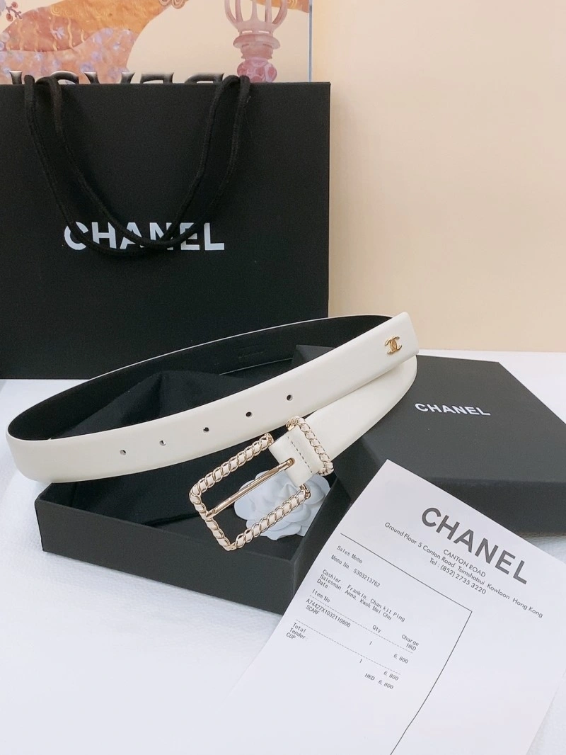 Brand-authenticated Chanel Belts