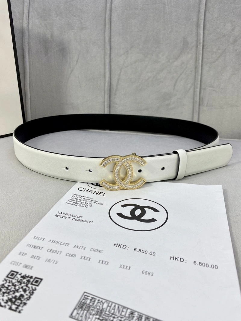 Brand-authenticated Chanel Belts