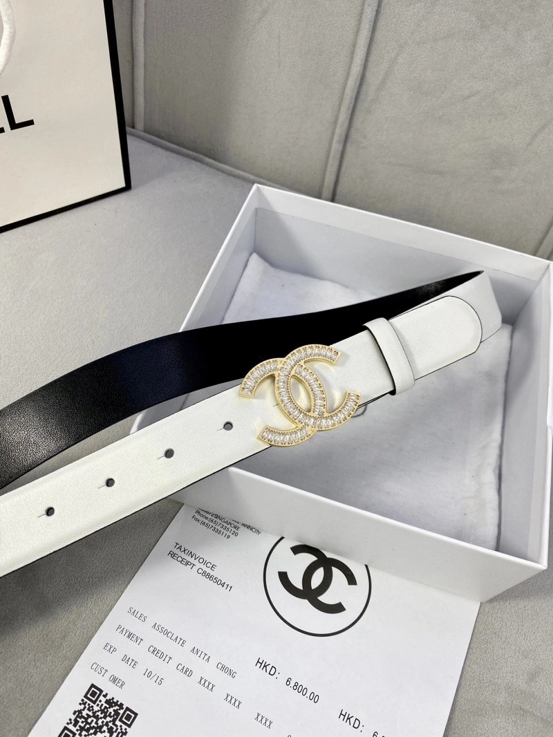 Brand-authenticated Chanel Belts