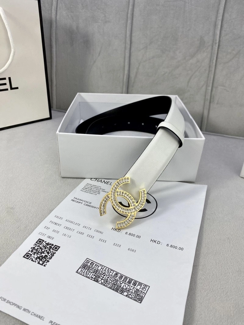 Brand-authenticated Chanel Belts