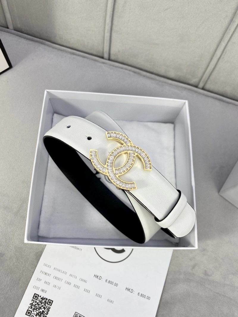 Brand-authenticated Chanel Belts