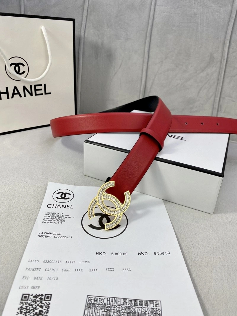 Official Chanel Belts