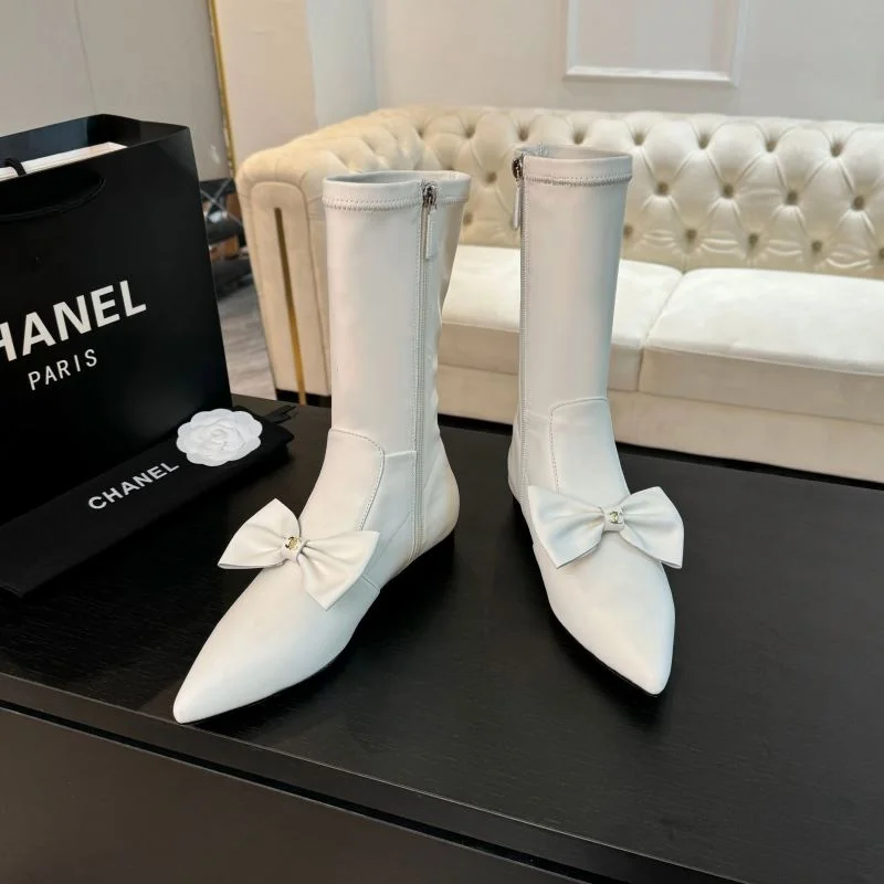 Brand-authenticated Chanel Boots