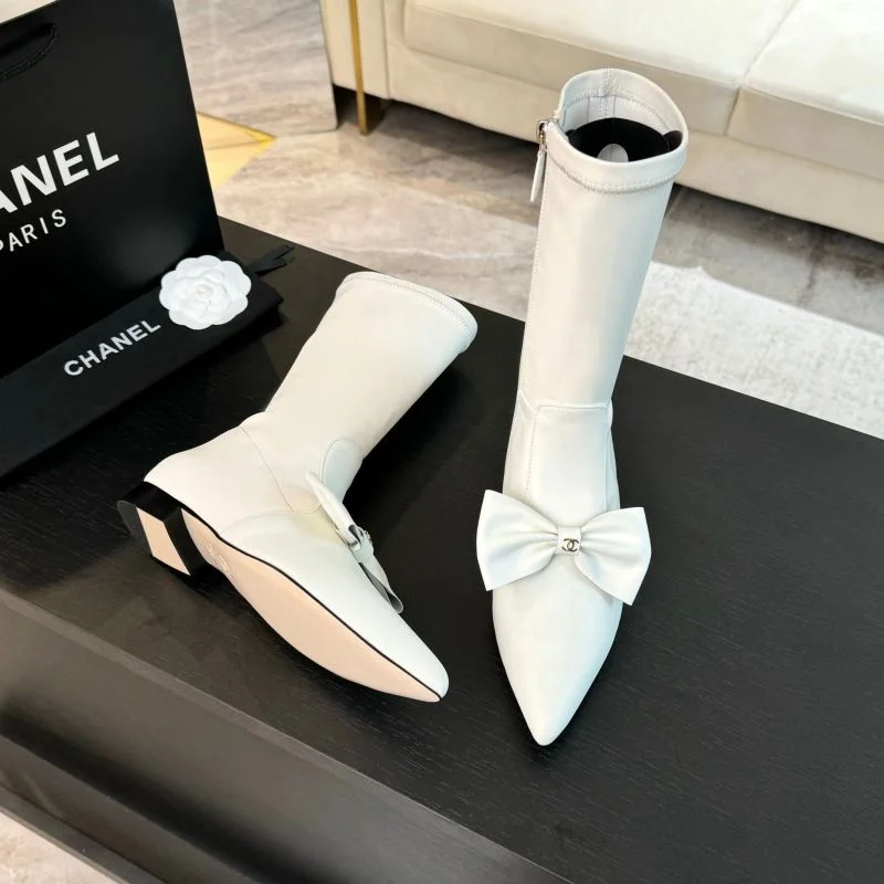 Brand-authenticated Chanel Boots