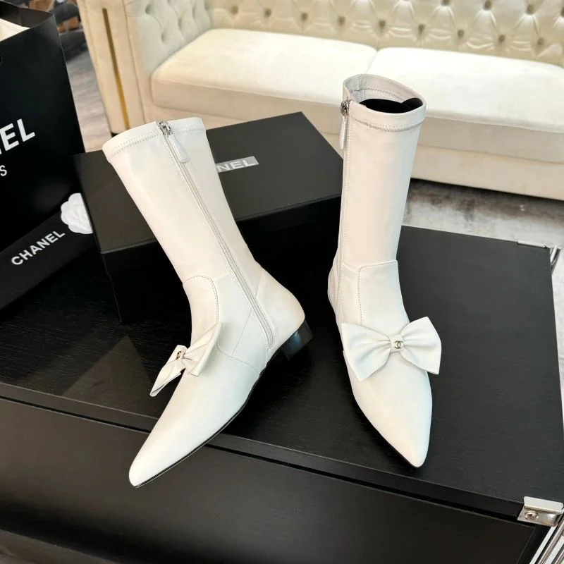Brand-authenticated Chanel Boots