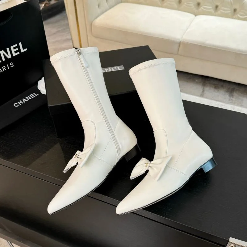 Brand-authenticated Chanel Boots