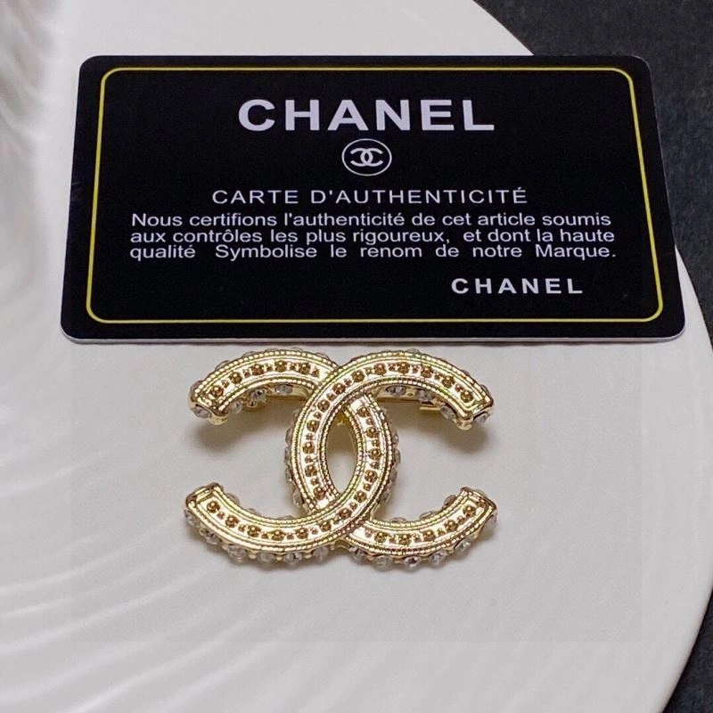 Brand-authenticated Chanel Brooches
