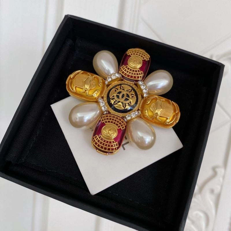 Brand-authenticated Chanel Brooches