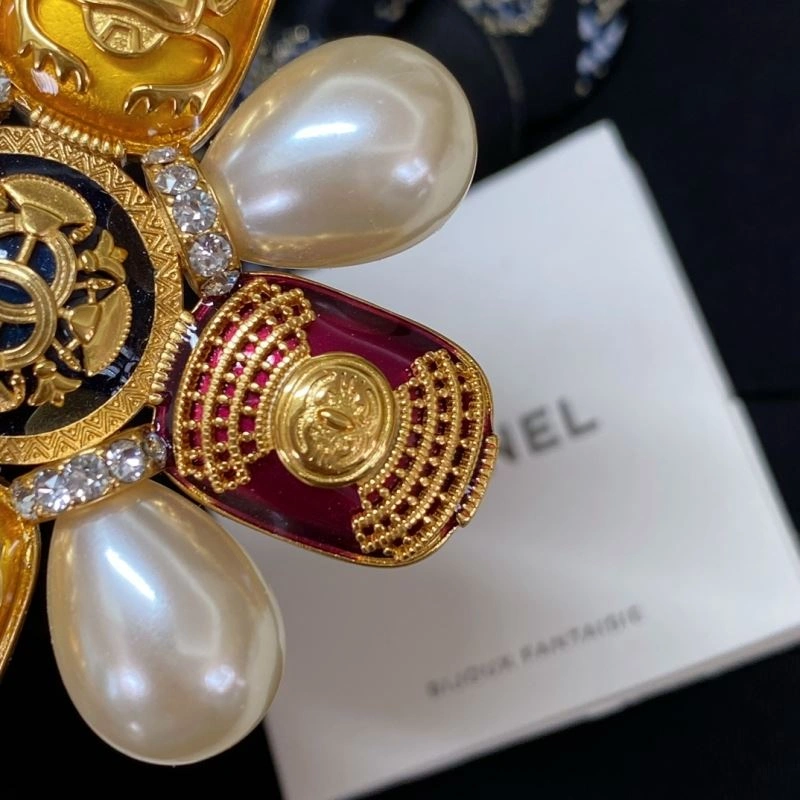 Brand-authenticated Chanel Brooches