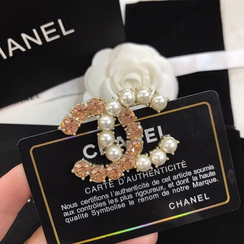 Brand-authenticated Chanel Brooches