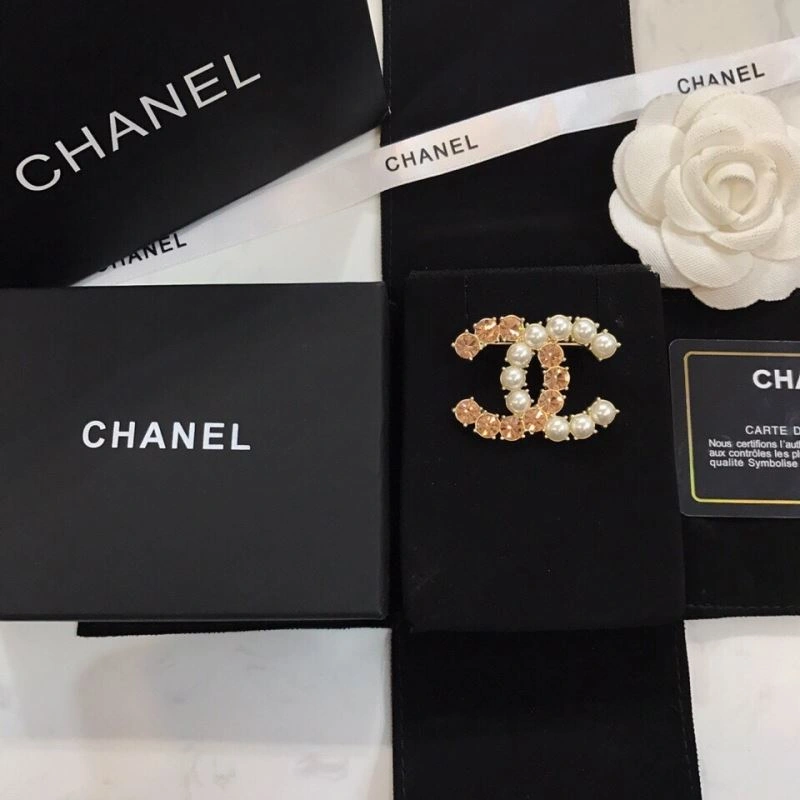 Brand-authenticated Chanel Brooches